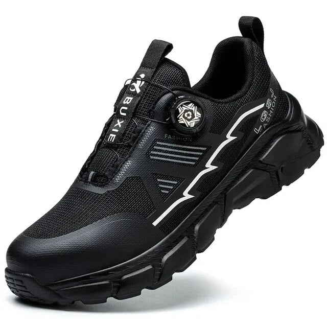 Rotating Button Men Shoes Security Sneakers Steel Toe Shoes Puncture ...