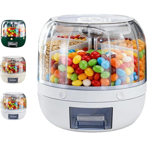 Rotating Candy Dispenser, Candy Dispenser Countertop, 2026 New 360 ...