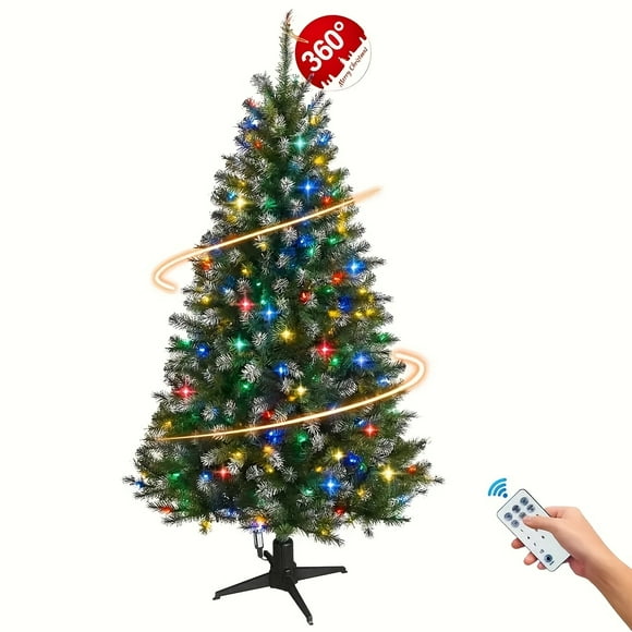 Rotating Light Up Christmas Tree