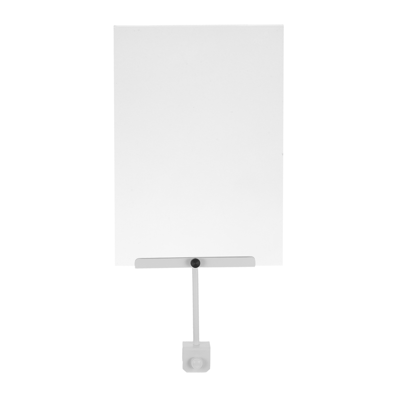 Rotating Clip On Acrylic Sign Holder with Aluminum Alloy Clamp for ...