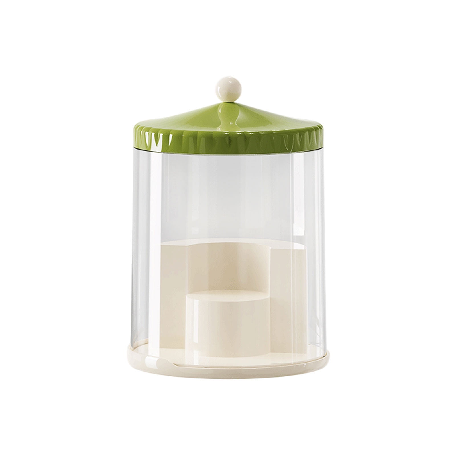 Rotating Collectibles Display Case 360° Turntable Storage Box ...