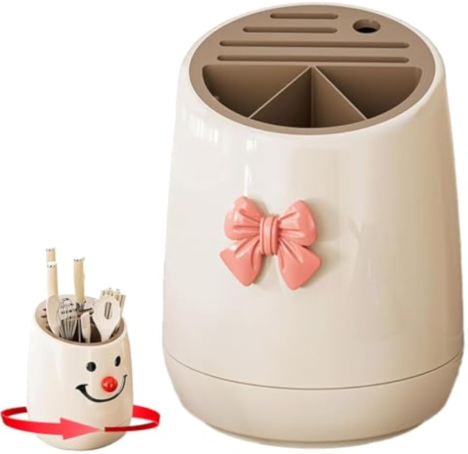 Rotating Cutter Holder, Multifunctional Rotating Knives Holder, Kitchen ...