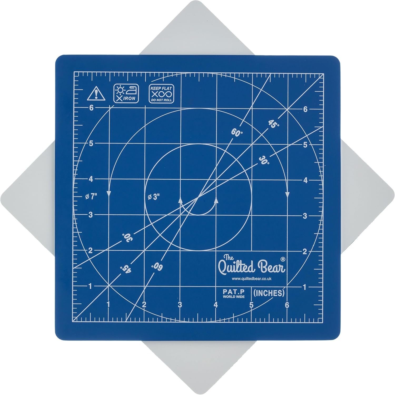 Rotating Cutting Mat 7" x 7" - Square Self Healing 360° Rotating Craft ...