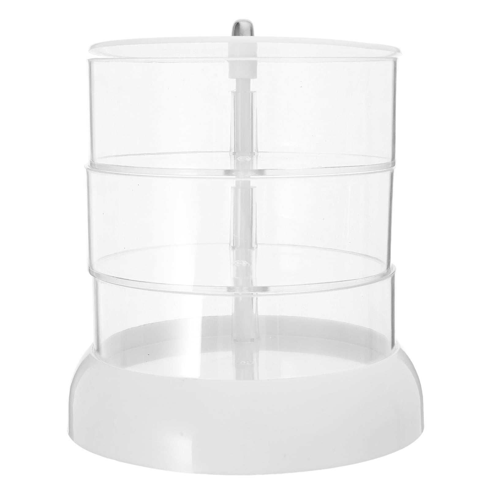 Rotating Desk Organizer Multi-Tier Rotating Case Acrylic Rotating ...