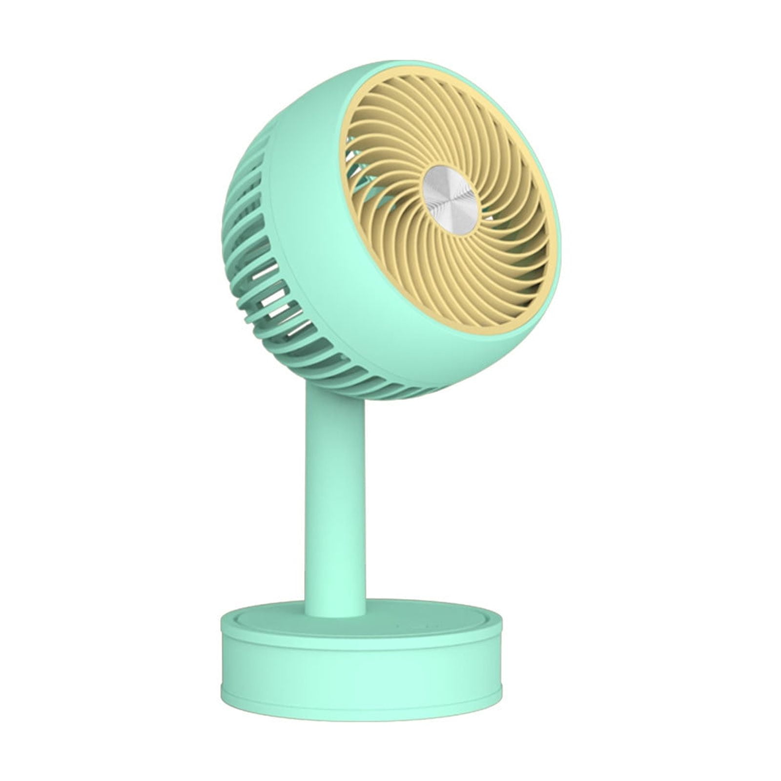 Rotating Desktop Fan USB-Powered Desk Fans with 3 Speeds Ultra Quiet ...