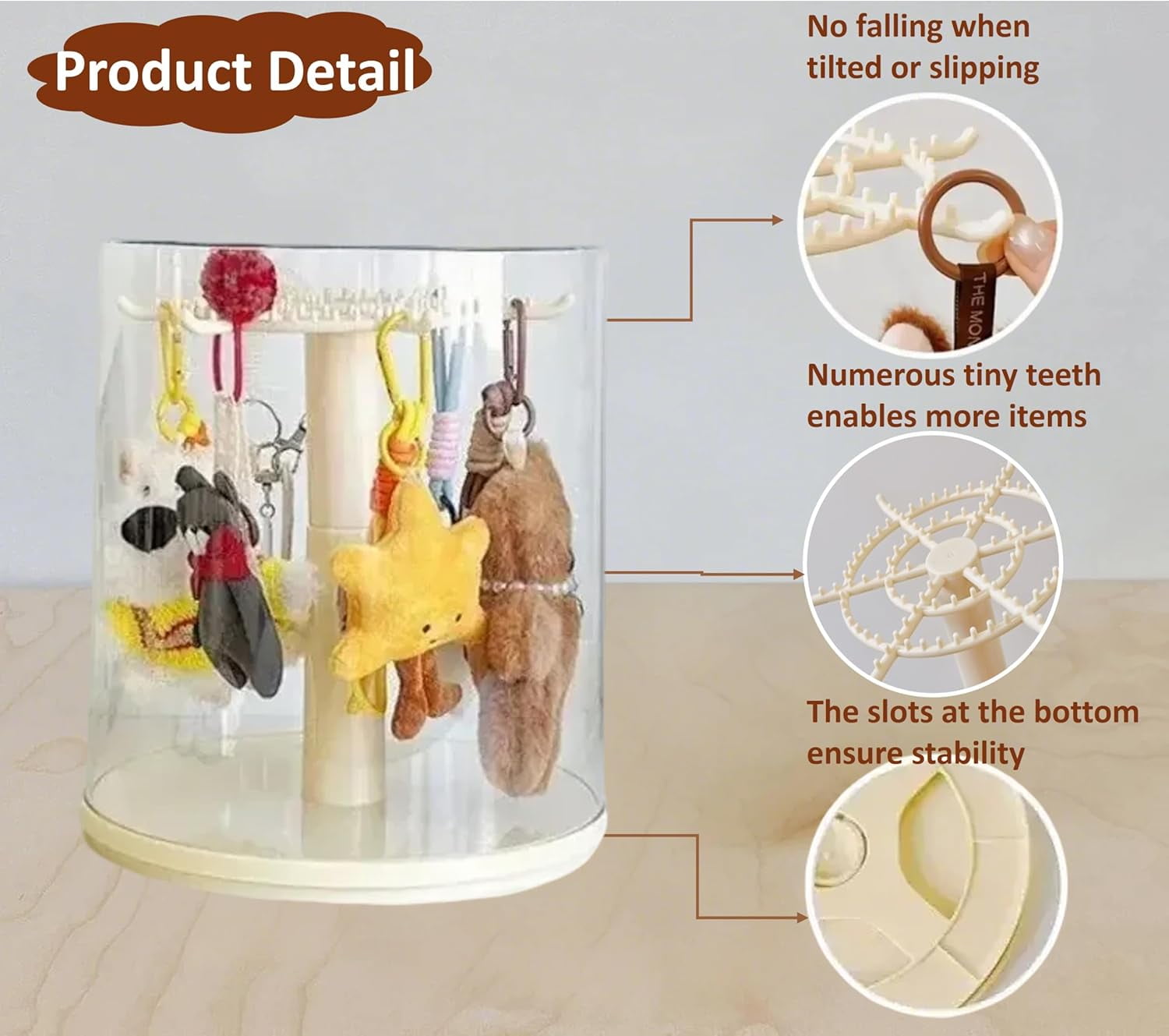 Rotating Display Case,Rotating Clear Display Case for Large Doll ...