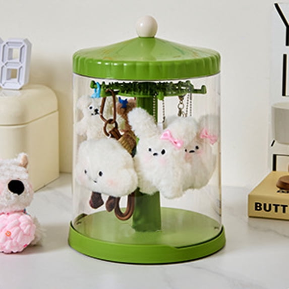 Rotating Display Case with 360-Degree View | Transparent Plastic ...