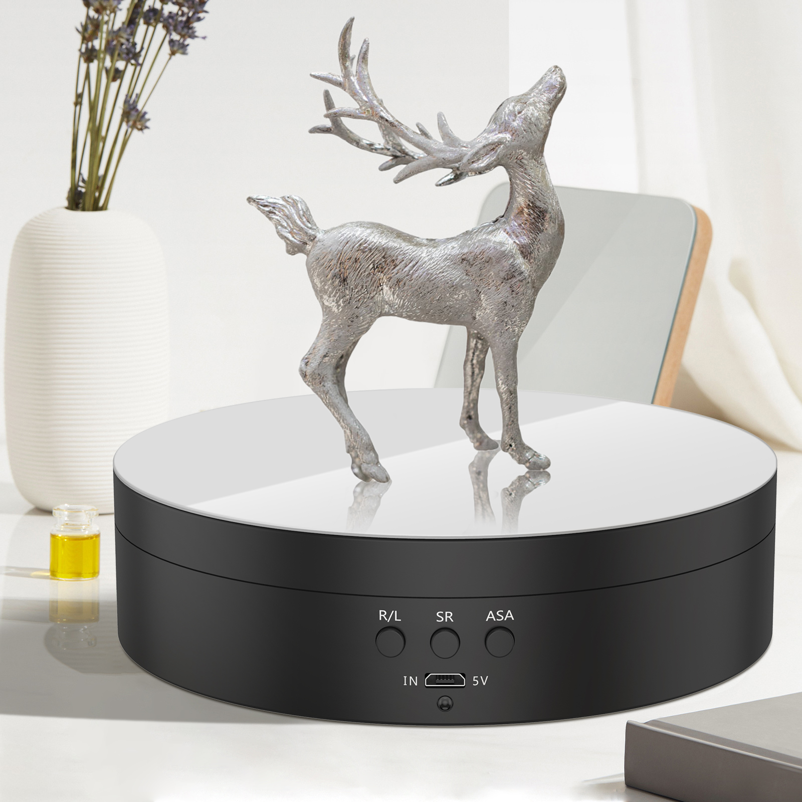Rotating Display Stand 360° Rotation Electric Rotating Turntable Speed ...