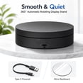 Rotating Display Stand with Adjustable Angle, 360°Silent And Speed ...