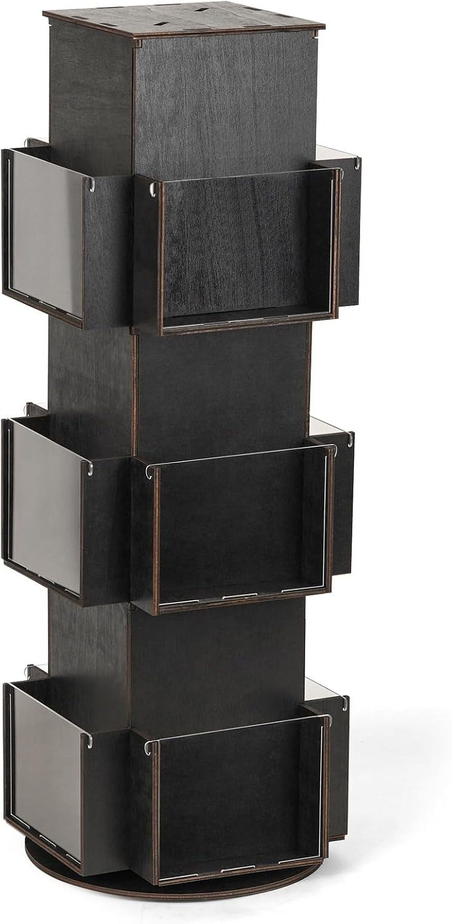 Rotating Display Stand Greeting Card Display Wooden Display Rack with ...