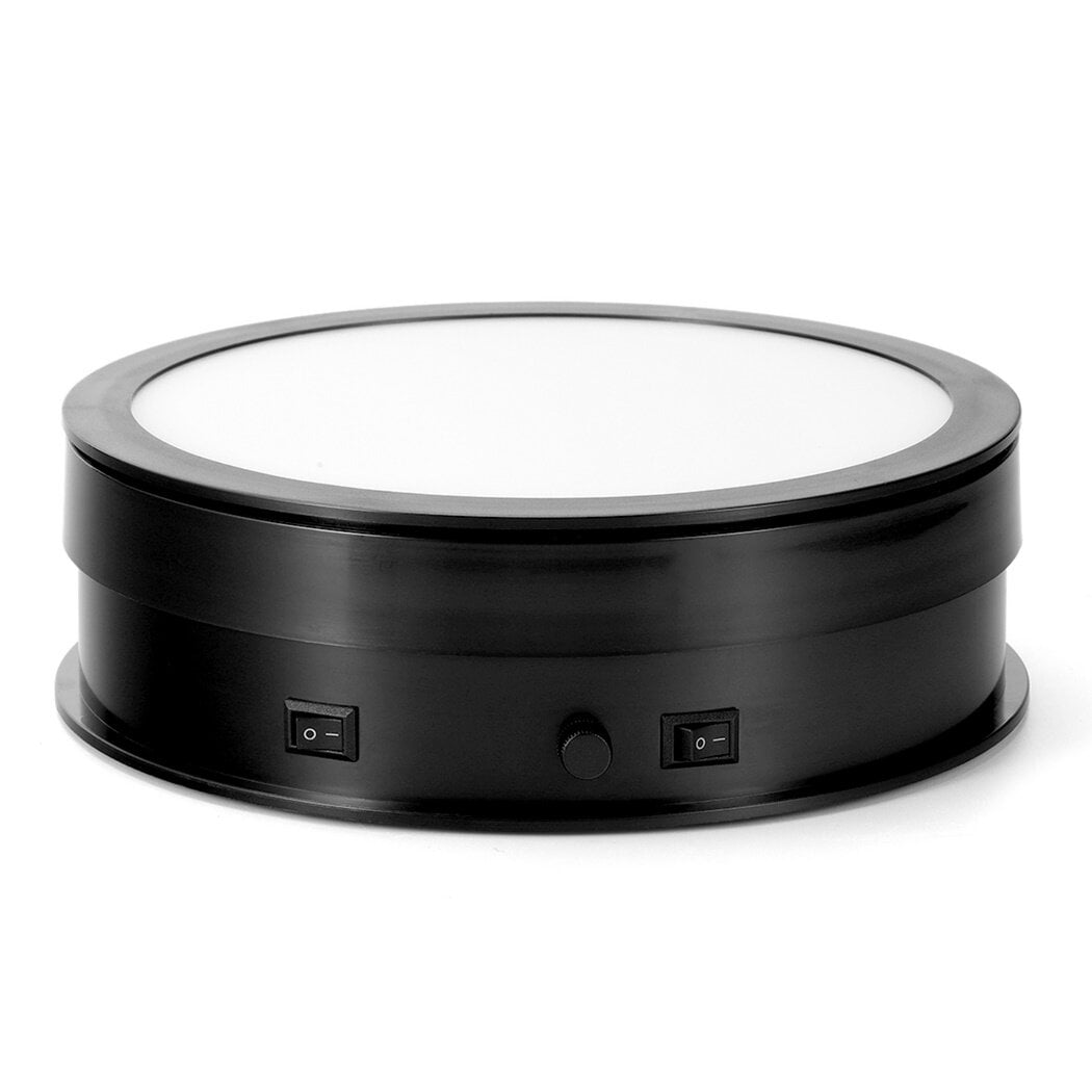 Rotating Display Stand Lighted: Electric Display Base for Jewelry Watch ...