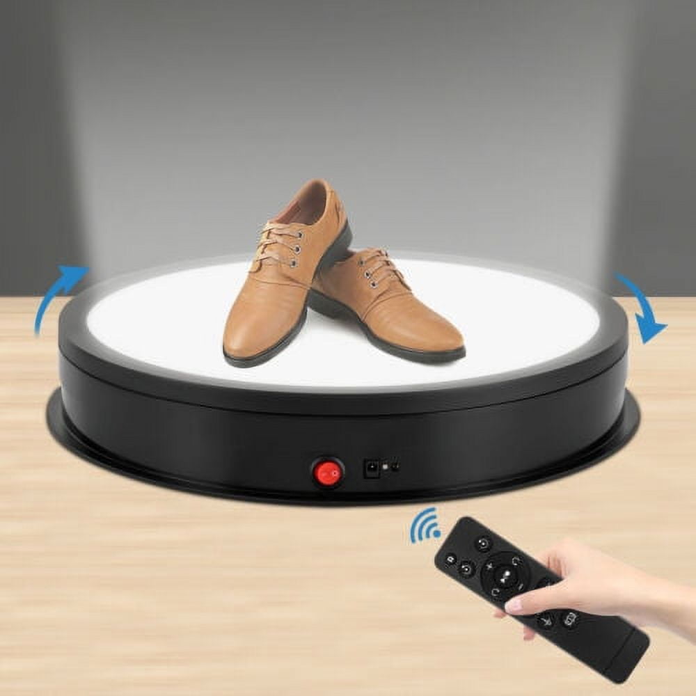 Rotating Display Stand Platform Rack Product W/ 3 Color Led Light ...