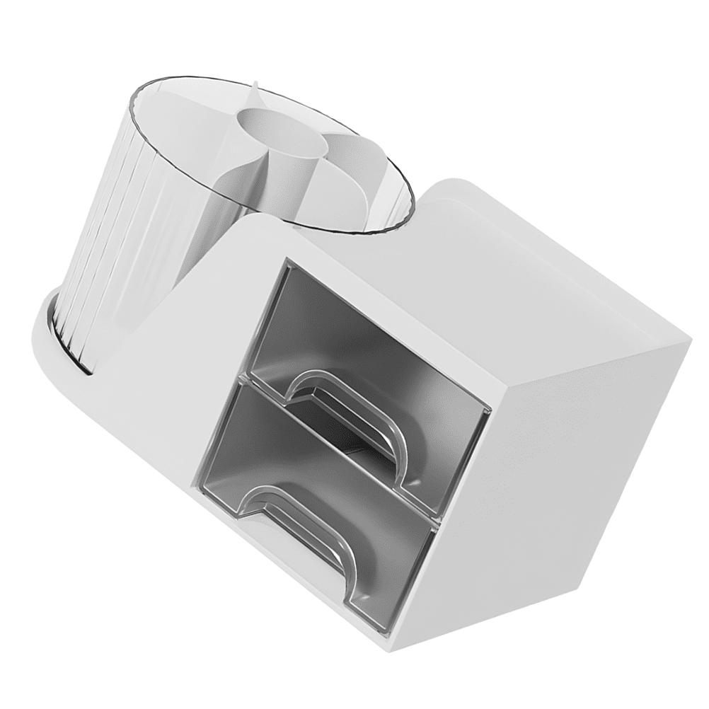 Rotating Drawer Pen Holder Pencil Desk Organizer Desktop Sundries ...