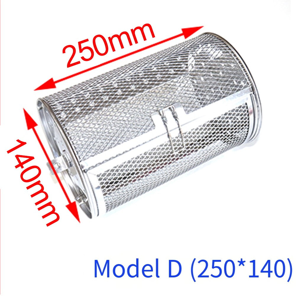 Rotating Drum Roasting Cage Stainless Steel For Kitchen Use And Outdoor ...