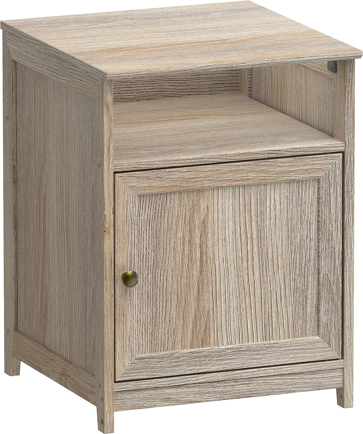 Rotating End Table with Storage, Square Rotating Side Table Living Room ...