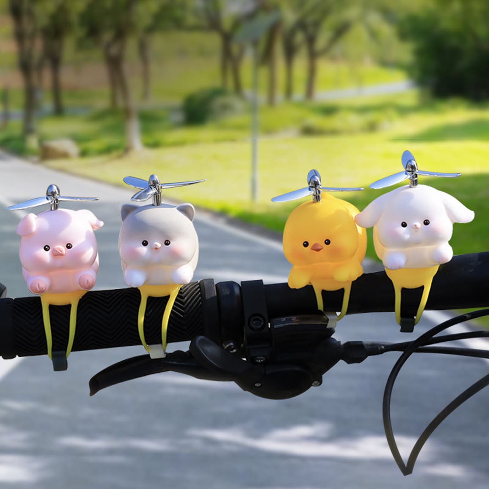 Rotating Fan Blade Animal Ornament - Stretchable Binding Buckle ...