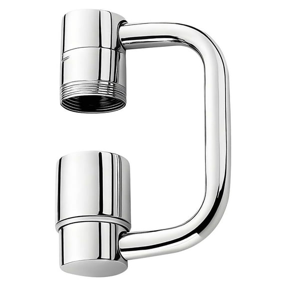Rotating Faucet Extender, Silver Kitchen Sink Spray Head, 1080 ...