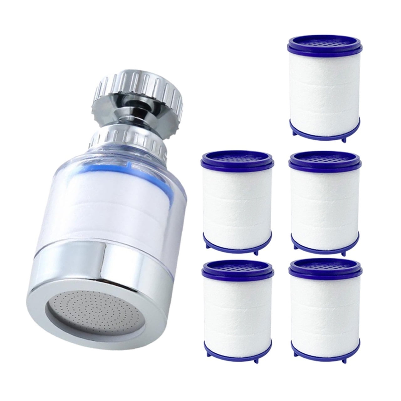 Rotating Faucet Filter Kitchen Chlorine Removal Tap Aerator Anti-splash ...