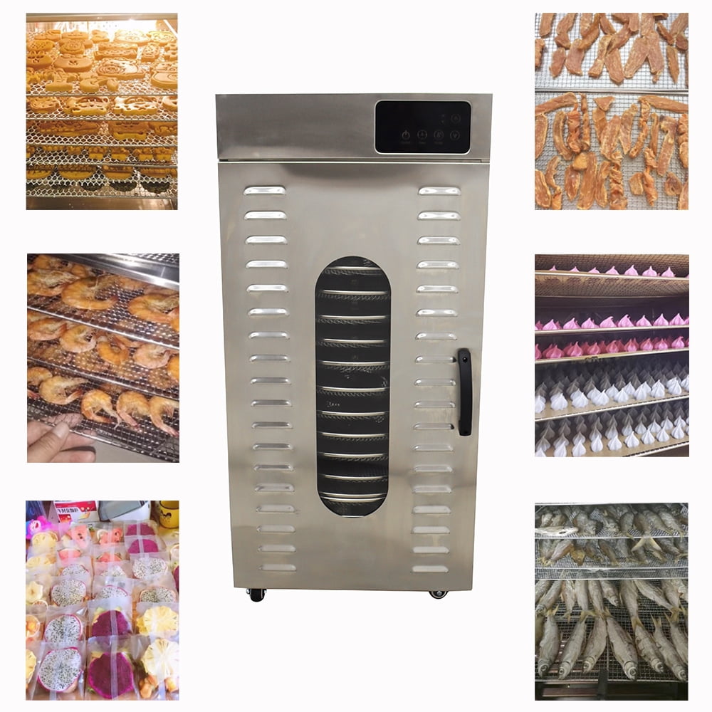 Rotating Food Dehydrator Fruit Vegetables Electric Drying Machine 20 ...