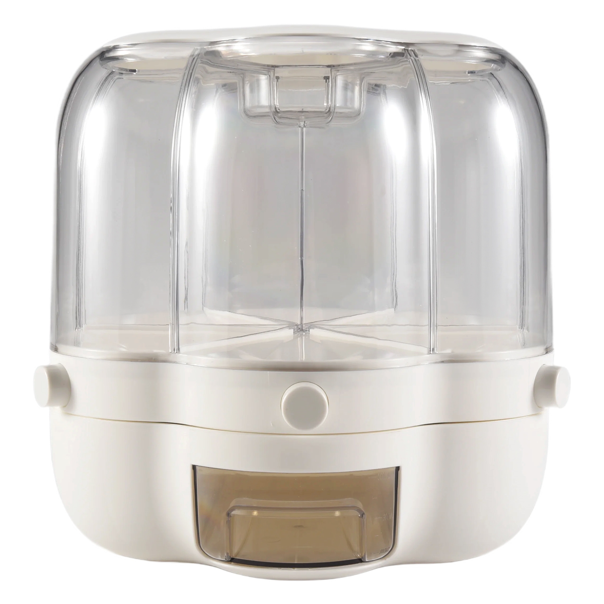 Rotating Food Dispenser Rice Bucket Rice Storage Tank Sealed Grain ...