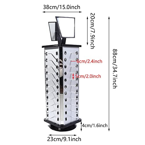 Rotating Glasses Display Stand 44 Pairs Sunglasses Holder Organizer ...
