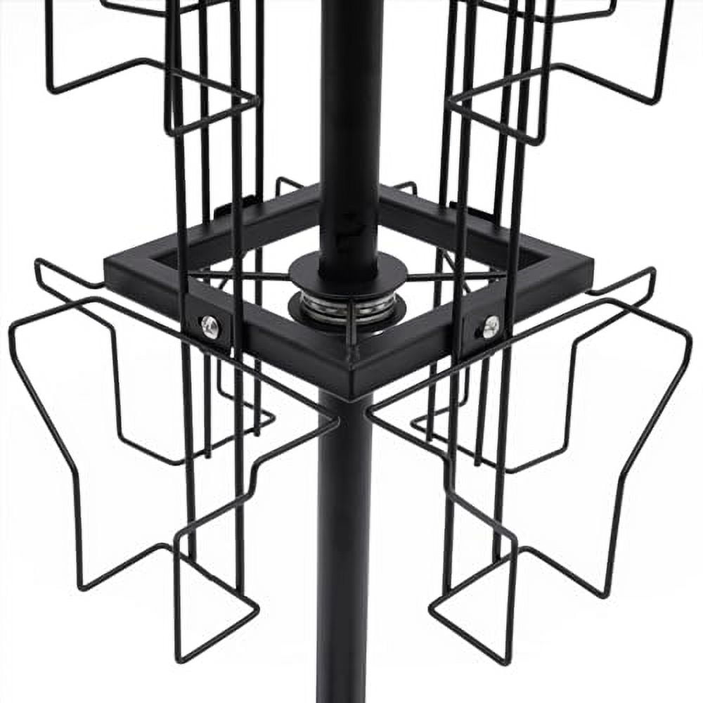 Rotating Greeting Card Rack, 20 Pocket 5 Tier Display Stand 360 ...