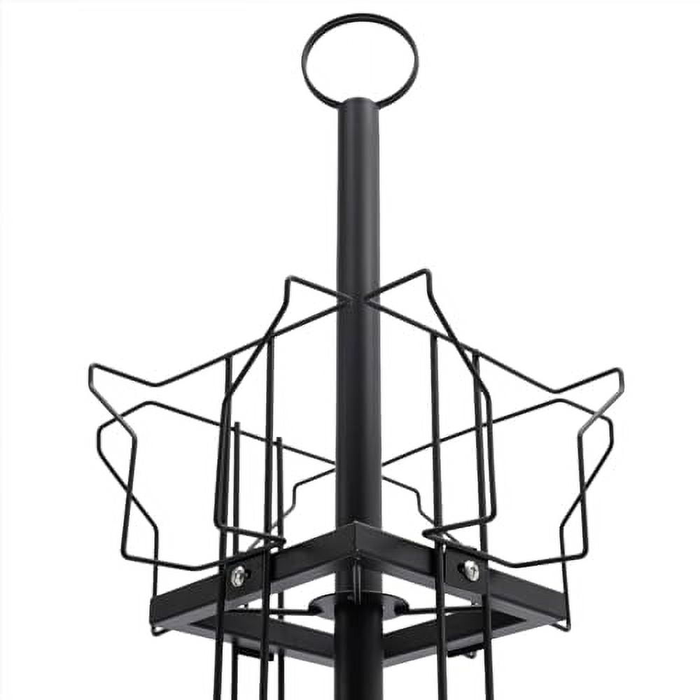 Rotating Greeting Card Rack,20 Pockets Card Display Stand,5 Tier Metal ...