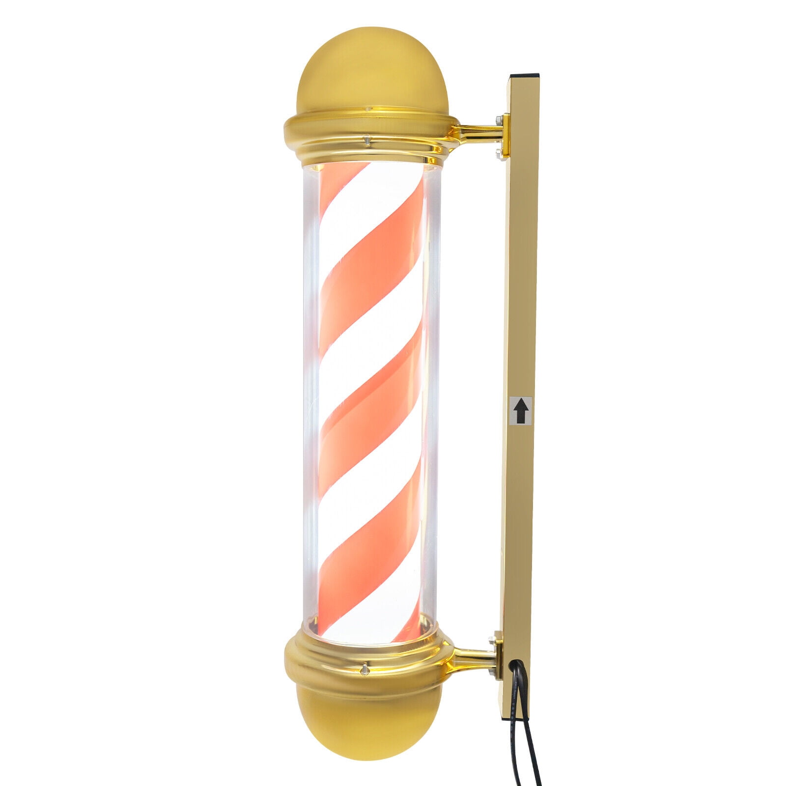 Rotating Hair Salon Open Sign LED Barber Pole Light Barber Shop ...