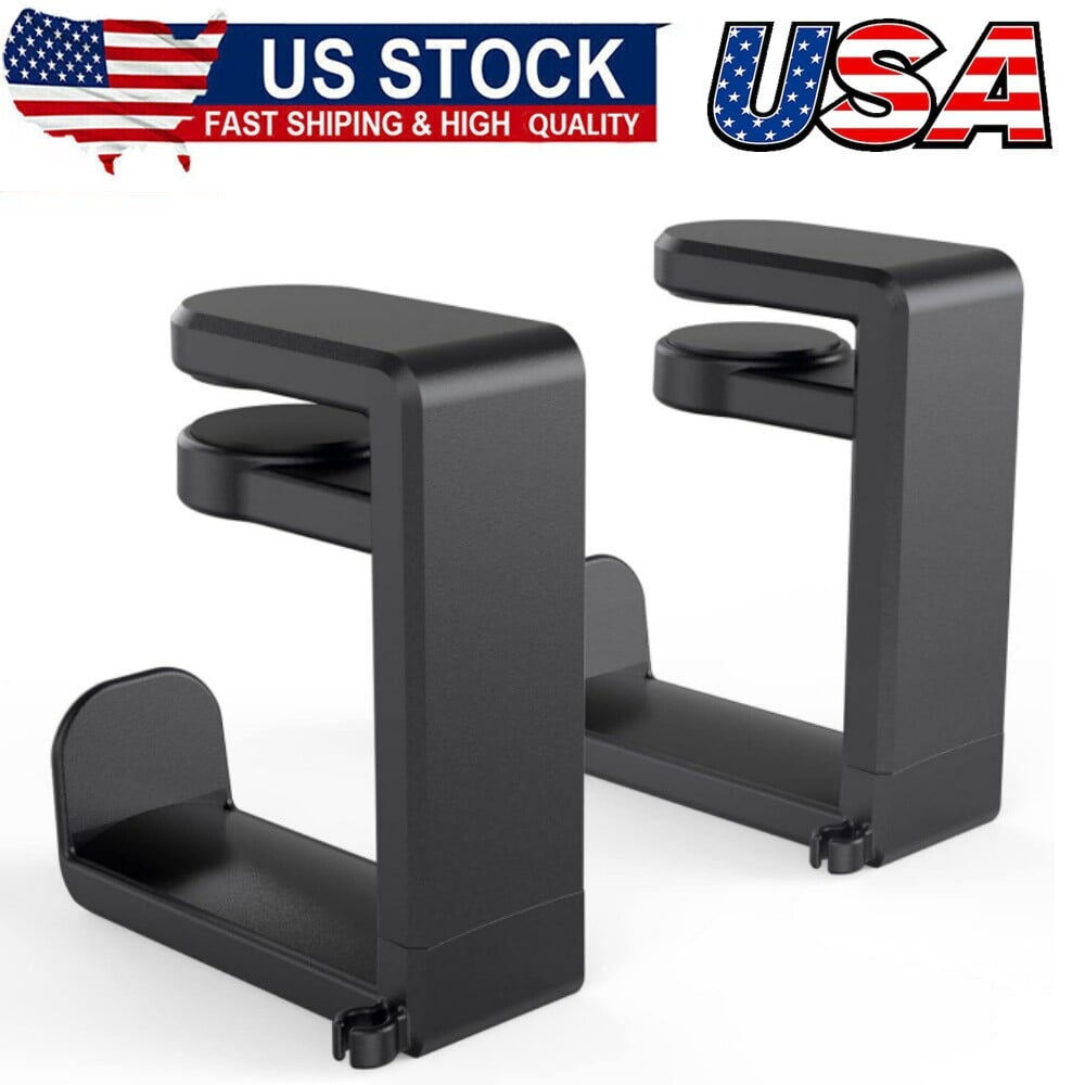 Rotating Headphone Stand - PC Gaming Headset Stand, Adjustable Clamp-on ...
