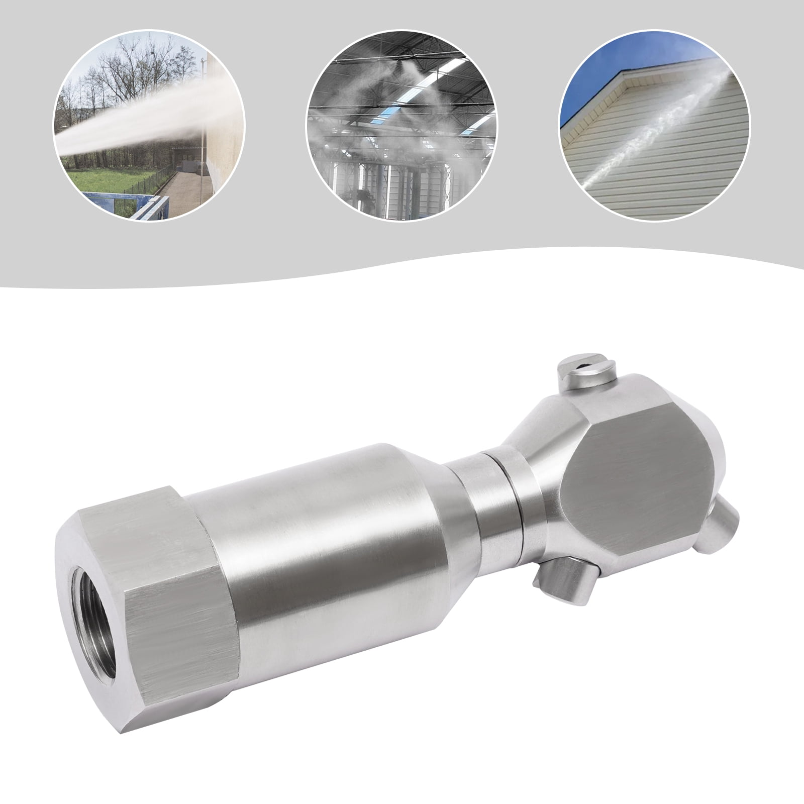 Rotating Jetter Head Rotary Nozzle Pressure Washer Drain Sewer Hose ...