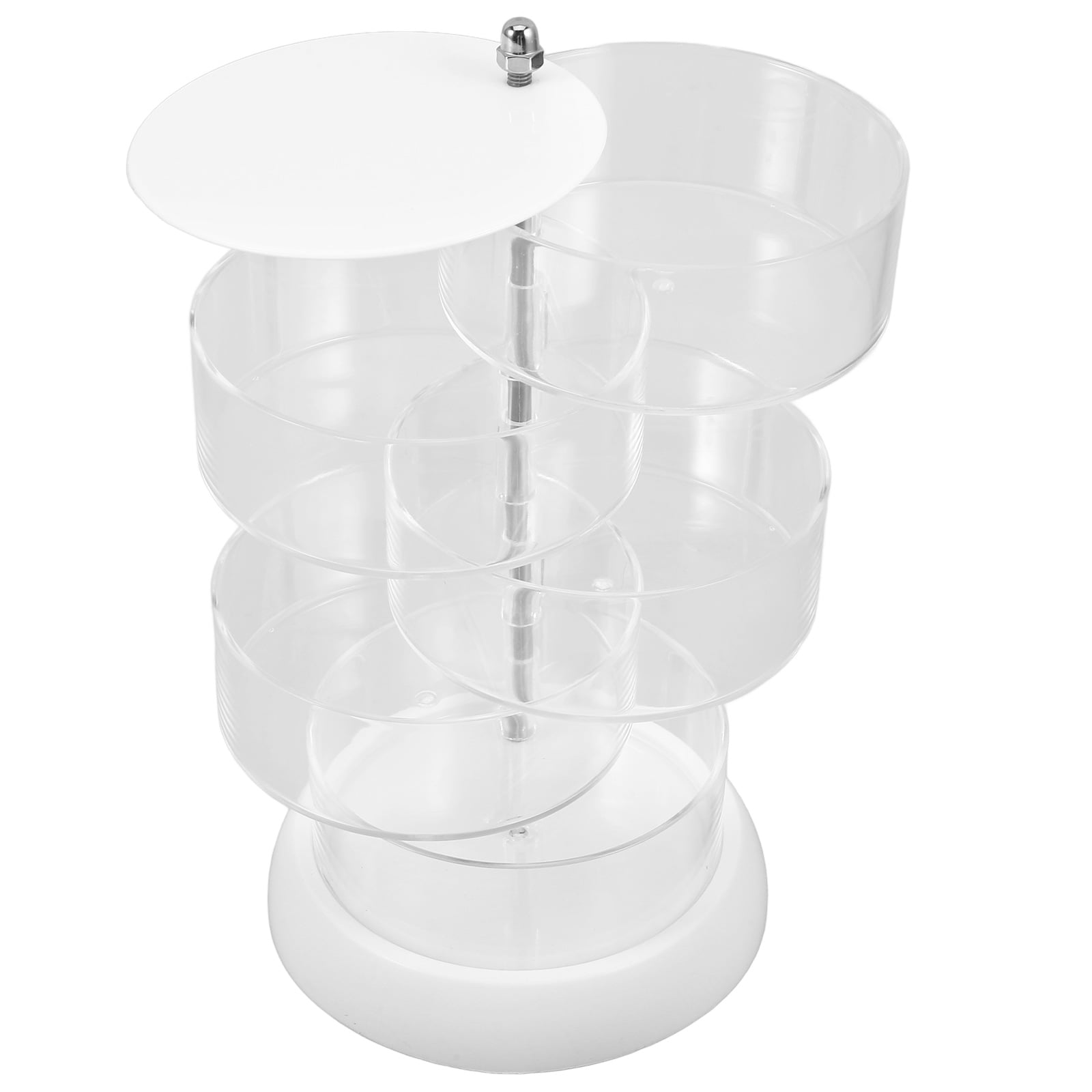 Rotating Jewelry Shelf Toy Display Rack Clear Tiered Display Shelf ...