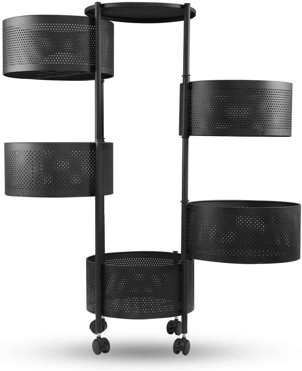 Rotating Kitchen Baskets Fruit and Vegetable Storage Kitchen ...