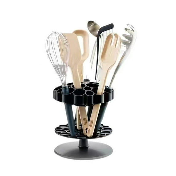 Rotating Kitchen Utensil Organizer with 8 Compartments | 360-Degree for ...