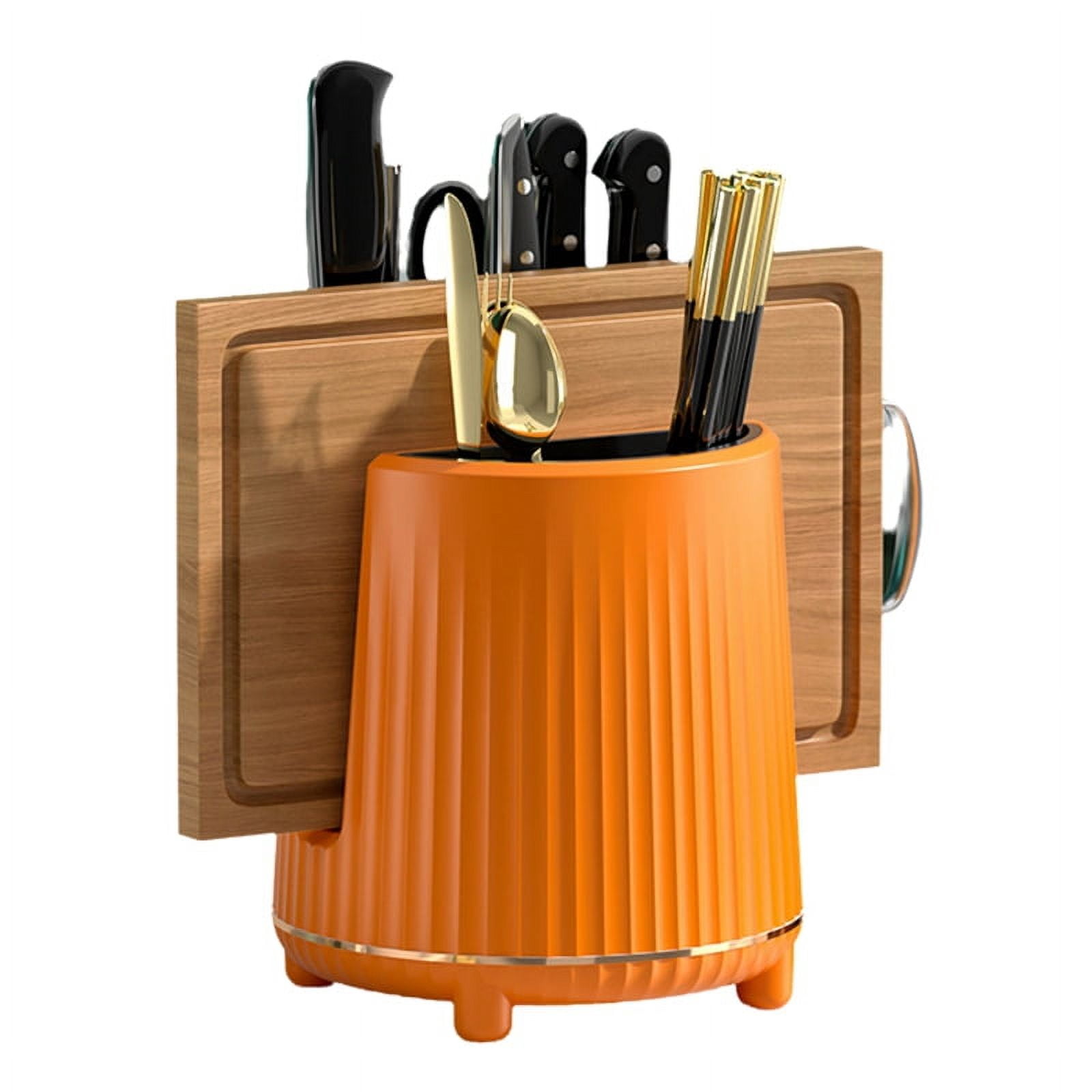 Rotating Knife Rack, Cutlery Rack, Spoon, Chopsticks, Fork Storage Rack ...