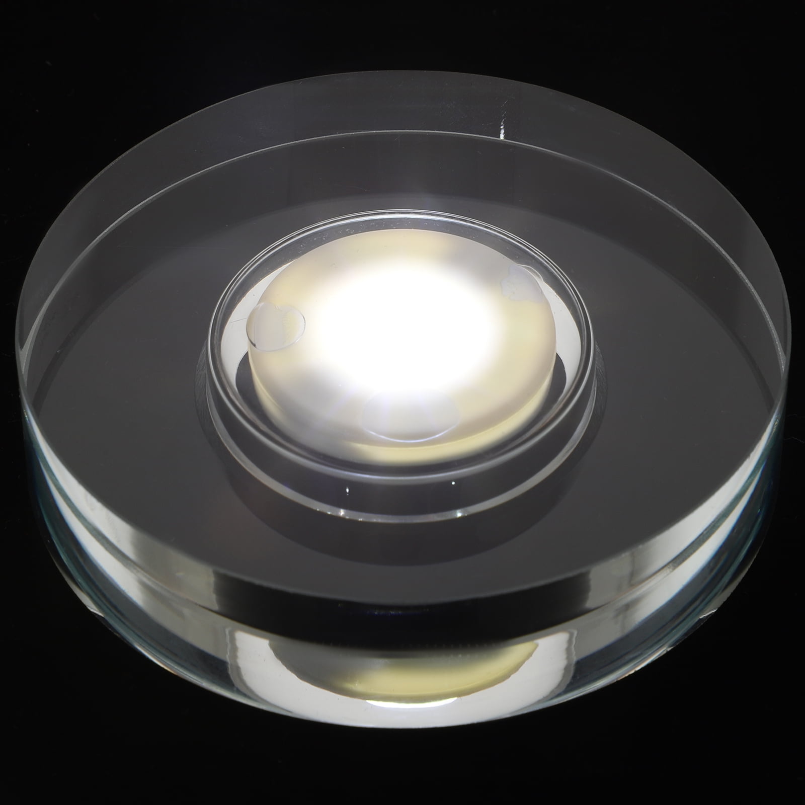 Rotating Lamp Holder LED Light Base for Acrylic Stand Display Shelves ...