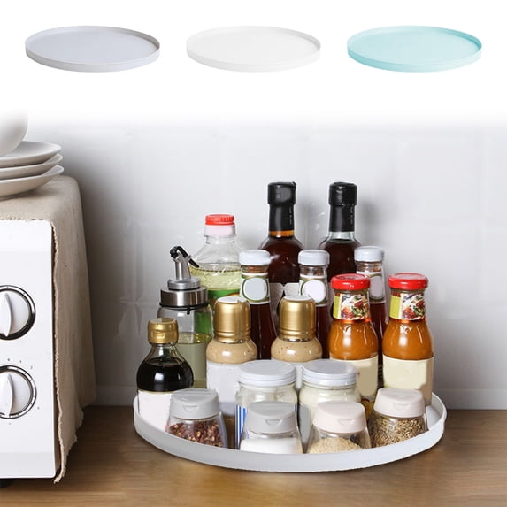 Rotating Lazy Susan Kitchen Shelf Turntable Organizer | 360° Spinning ...