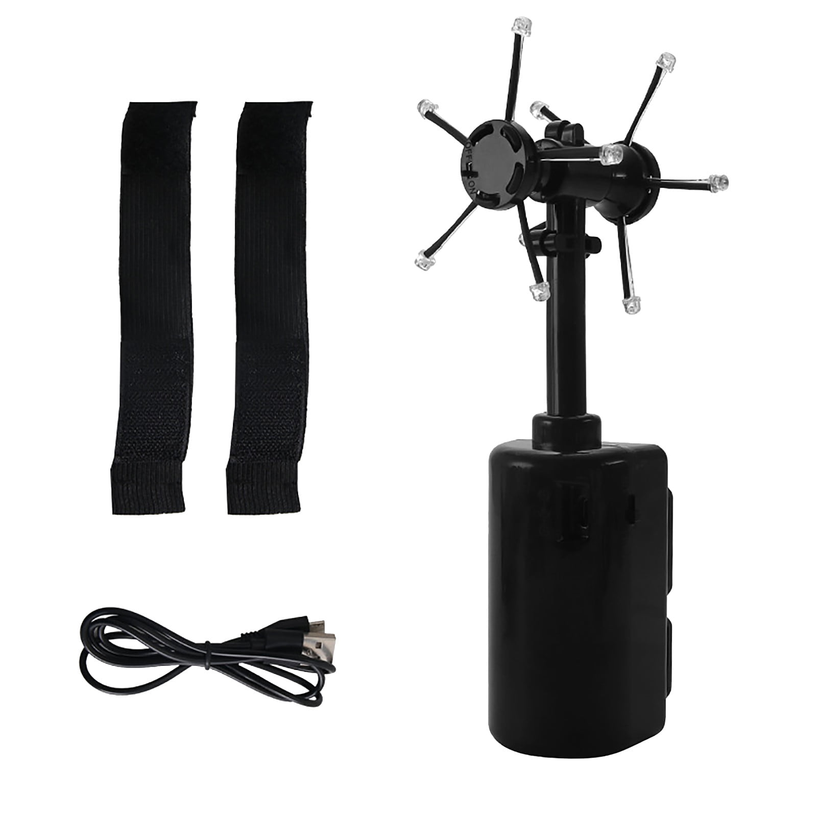 Rotating Led Light Up Suspension Toy Battery Operated Luminous Desk ...