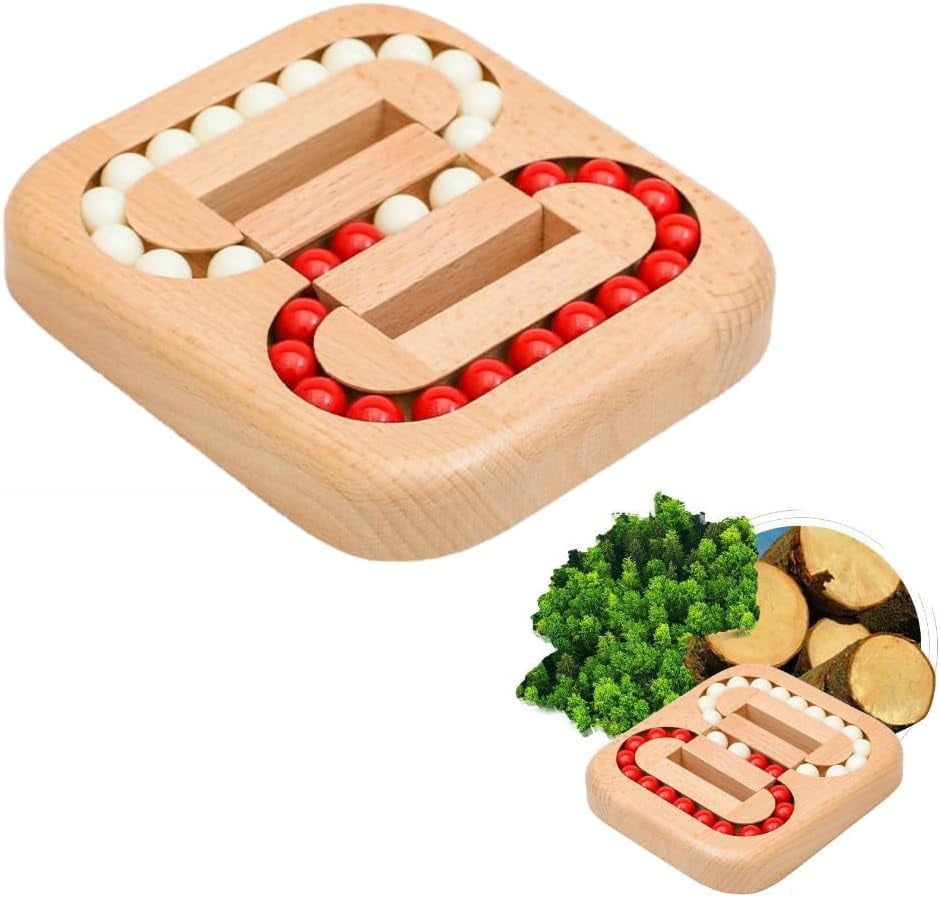 Rotating Magic Bean Fingertip Wood Puzzles, Fidget Puzzles for Stress ...