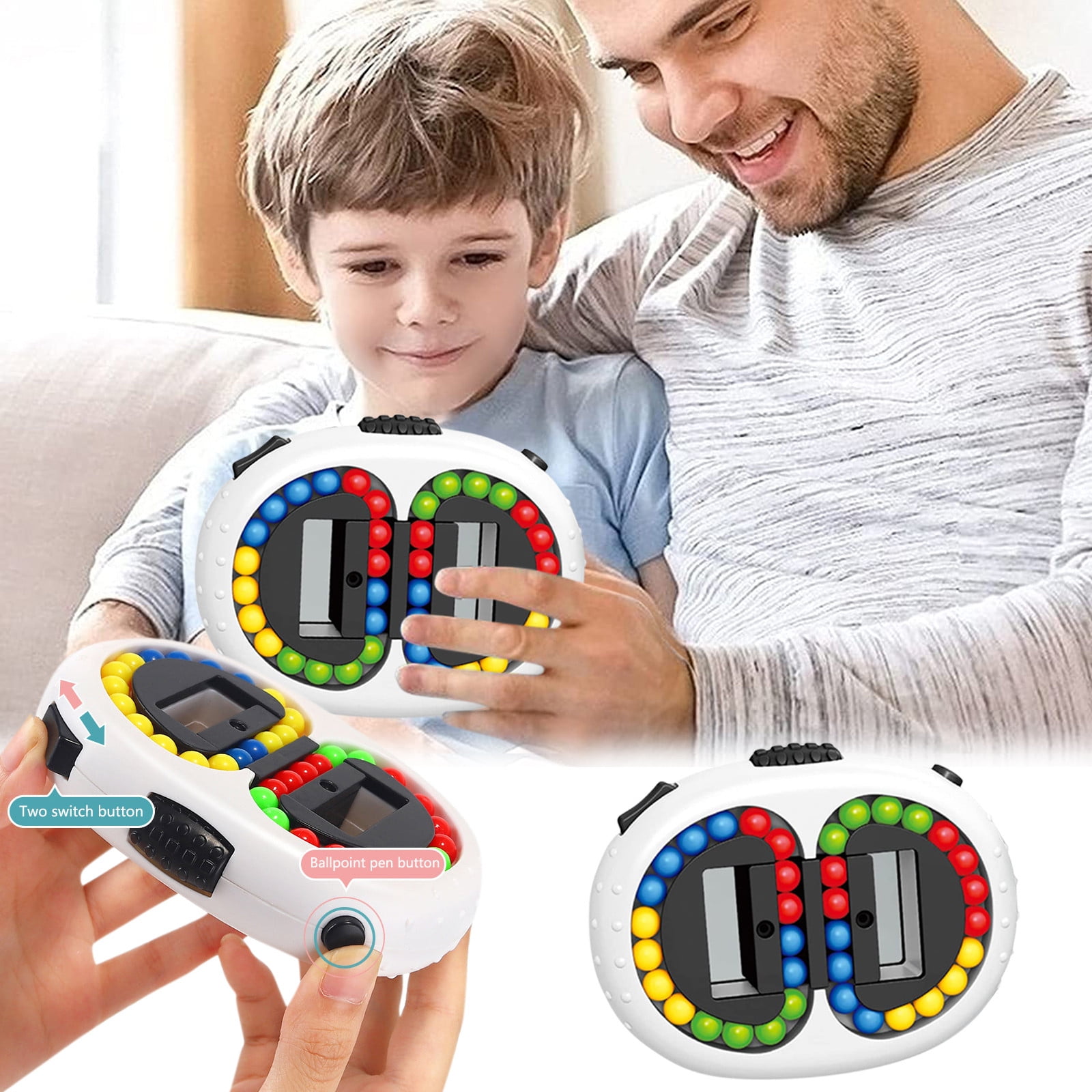 Rotating Magic Beans Toys Decompression Massage Fidget Toys Stress ...