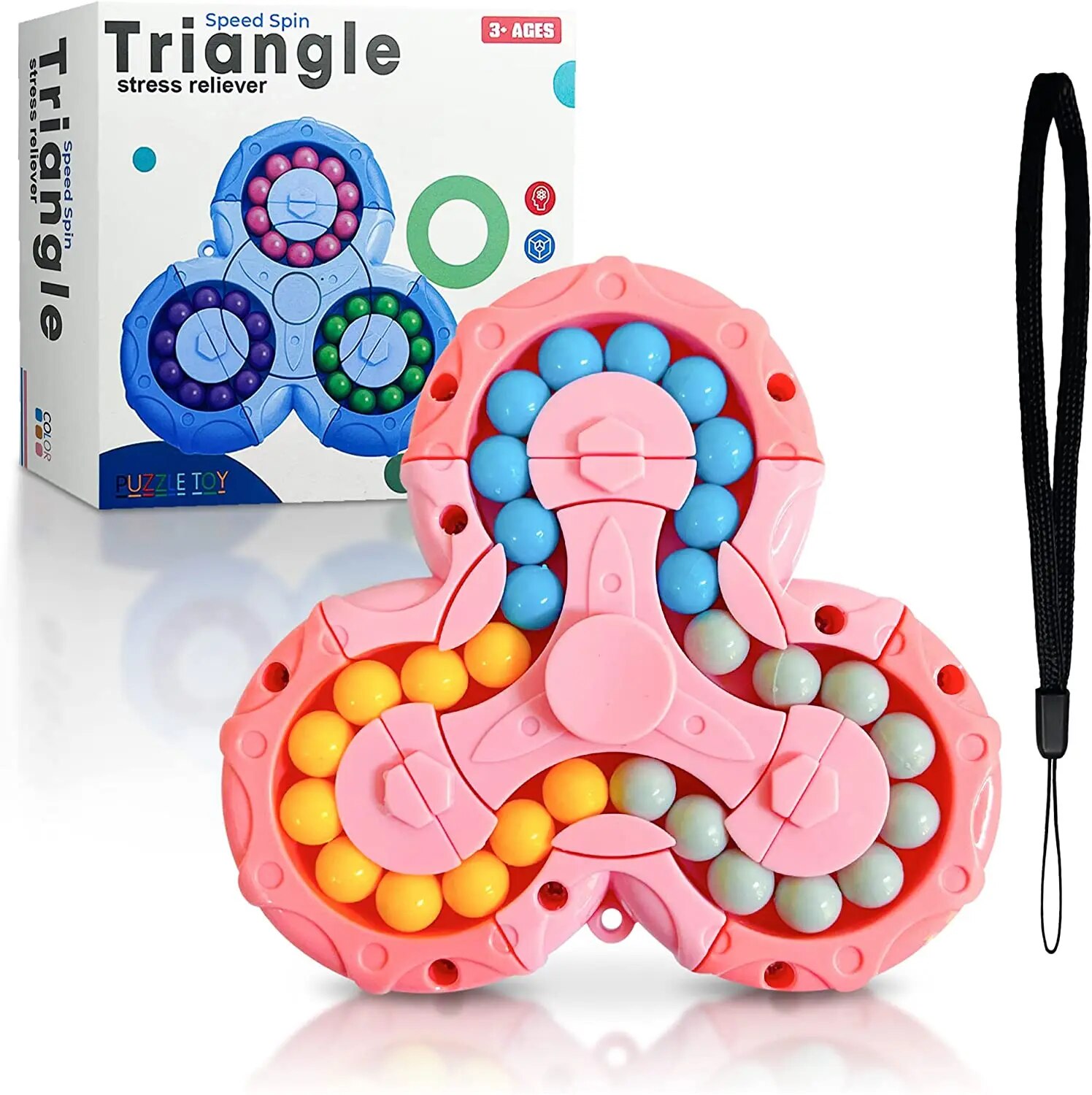 Rotating Magical Bean Cube Fingertip Toy Children Puzzles Creative ...