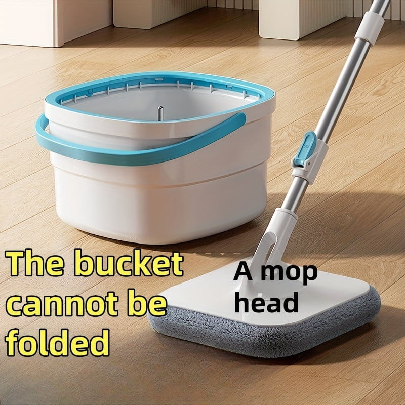 Rotating Mop And Bucket Set 360° Rotating Mop With 4Ultra-fine Fiber ...