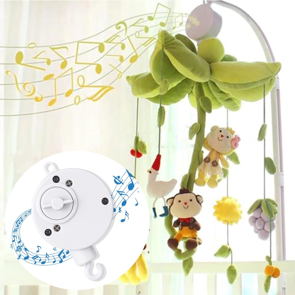 Rotating Music Box，Crib Bed Hanging Wind-up Bell Mobile Music Box，Baby ...