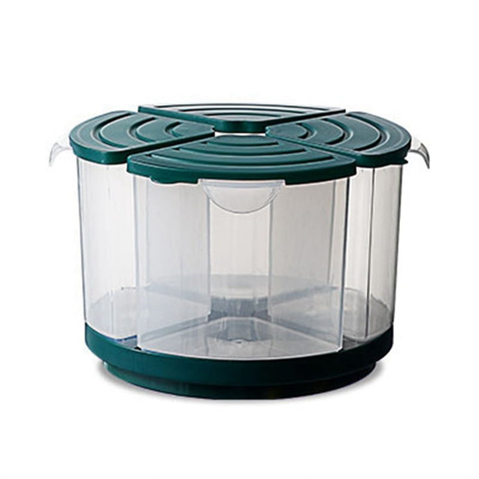 Rotating Partition Grain Jar, Kitchen Rice Bucket, Food Storage ...