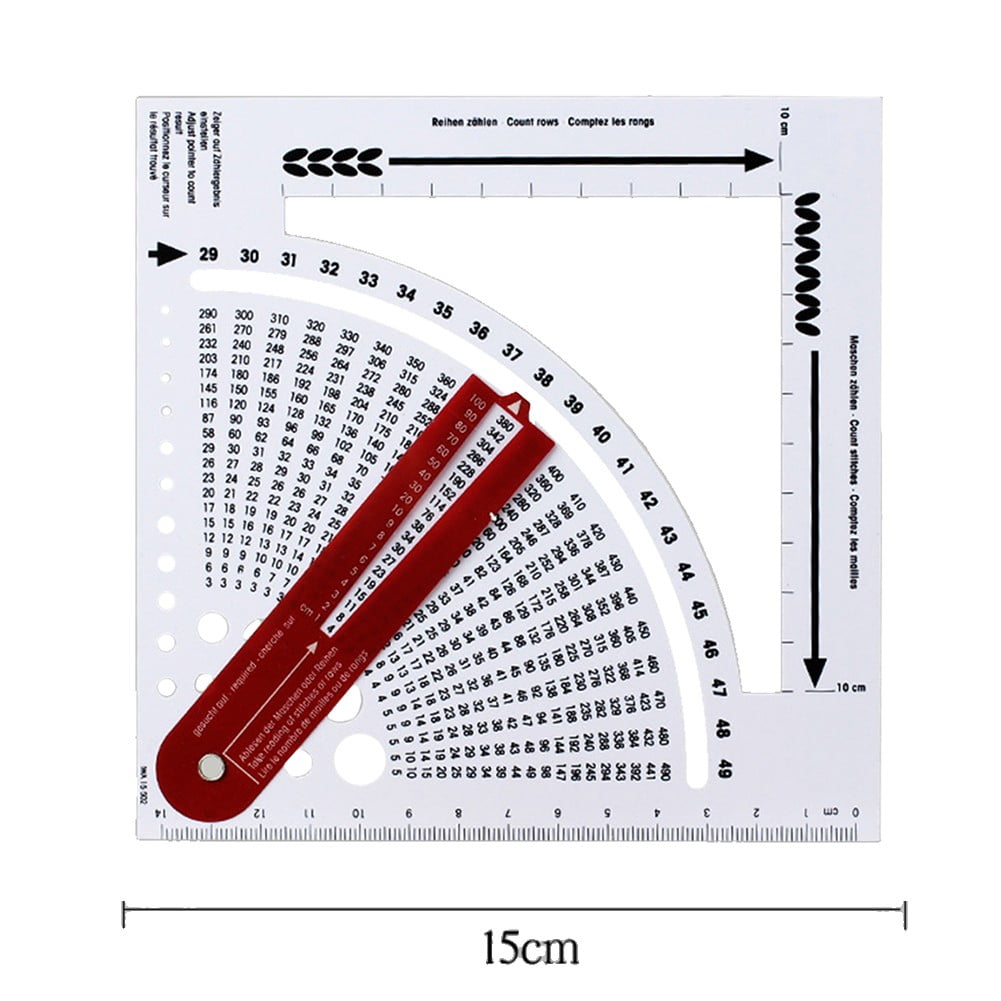 Rotating Parts Tape Measure Knitting Calculator Density Counter ...