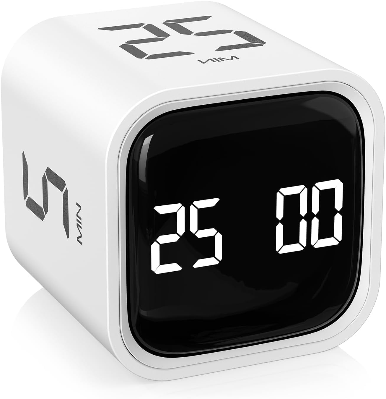 Rotating Pomodoro Timer 5, 25, 10 50 Minutes Preset, Desk Productivity ...