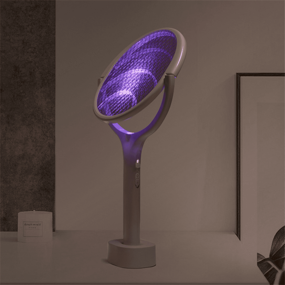 Rotating Rechargeable Fly Swatter Electric Fly Swatter Racket - Walmart.com