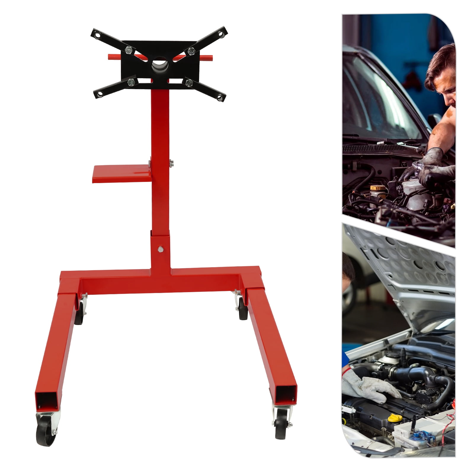 Rotating Red Engine Stand With 360 Degree Adjustable Mounting Head And ...