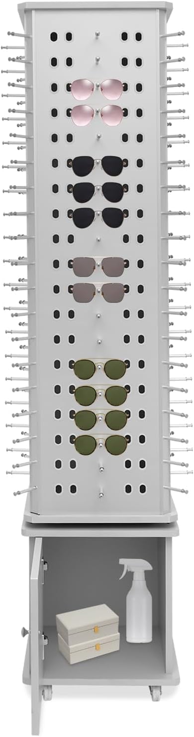 152 Pairs Rotating Retail Eyeglasses Display Rack Stand Floor-standing ...