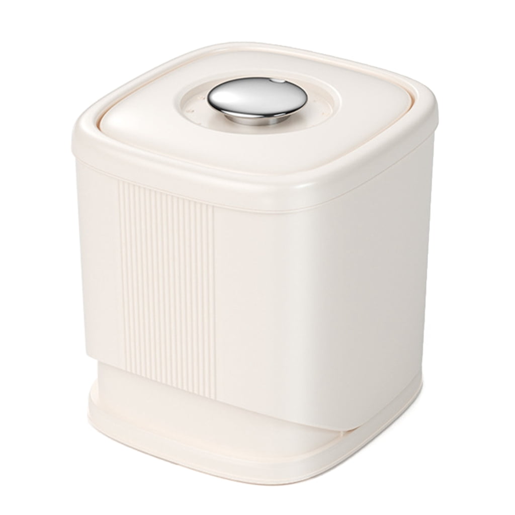 Rotating Rice Storage Container Functional Airtight Grains Dispenser ...