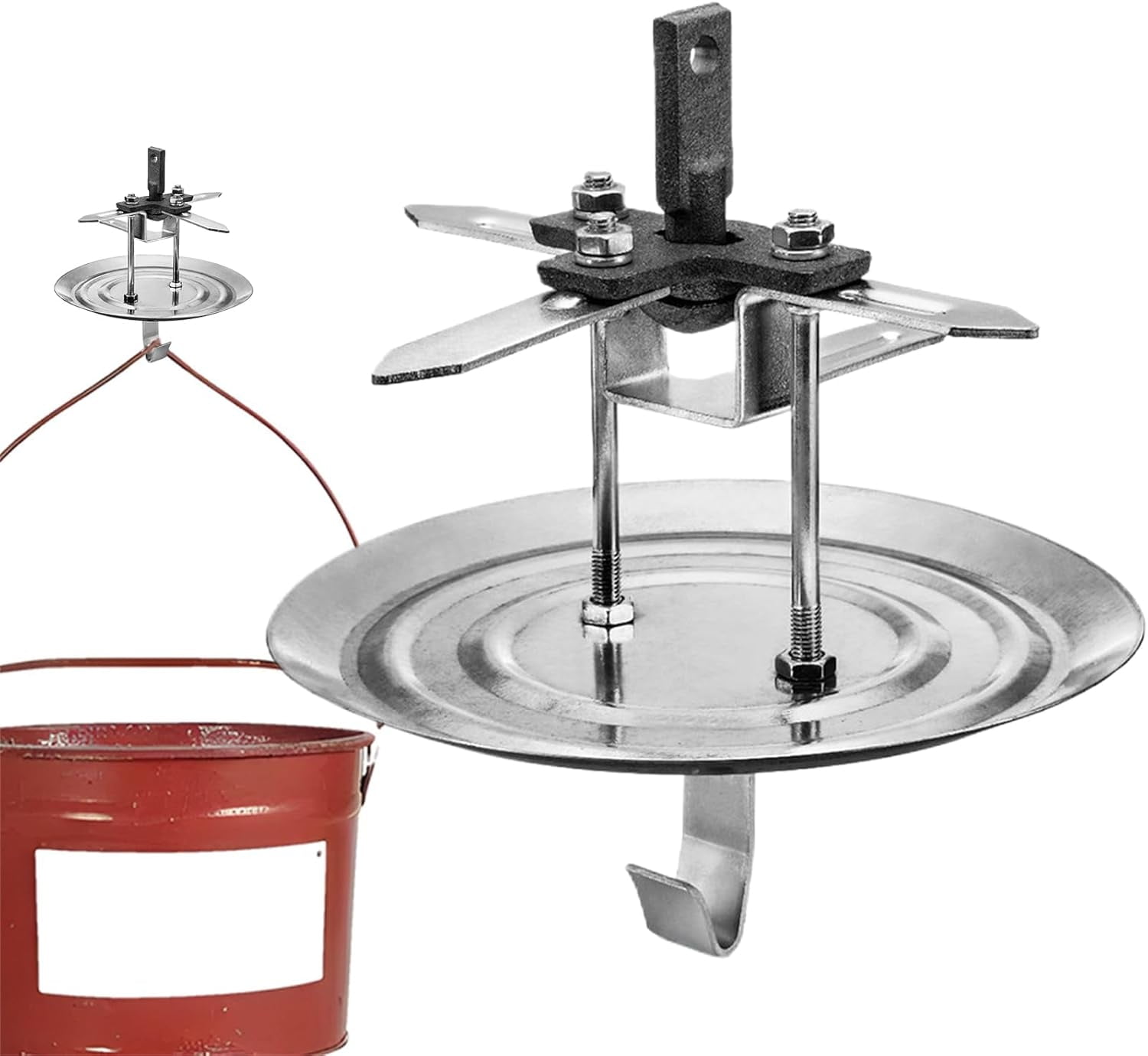 Rotating Spinner Hooks Heavy Duty - Oven Painting Spraying Hangers ...